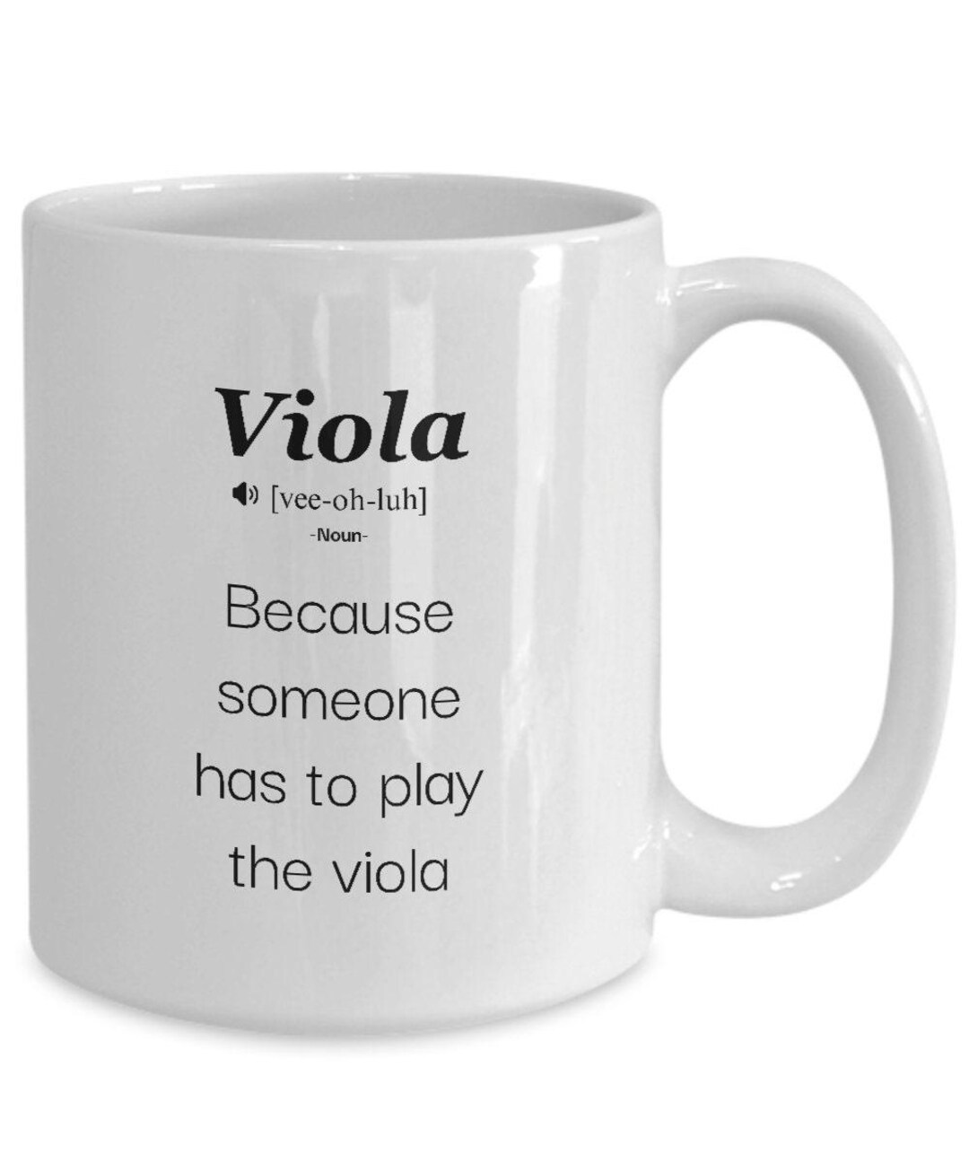 Viola Definition Coffee Mug, Gift for Violist, Viola Gag Gift, Gift ...