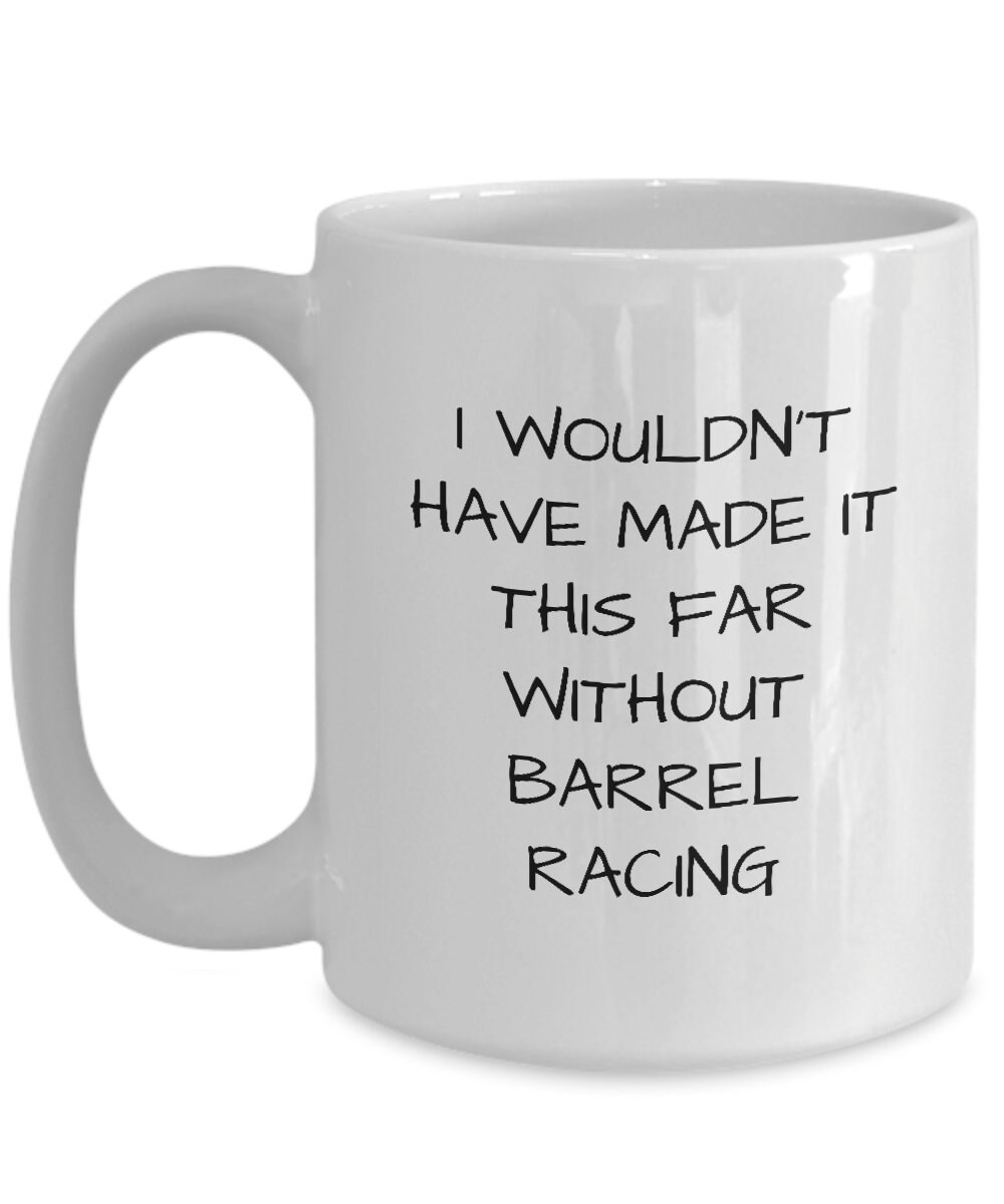 Barrel Racing Coffee Mug, Rodeo Racer Cup, Gifts for Barrel Racer ...