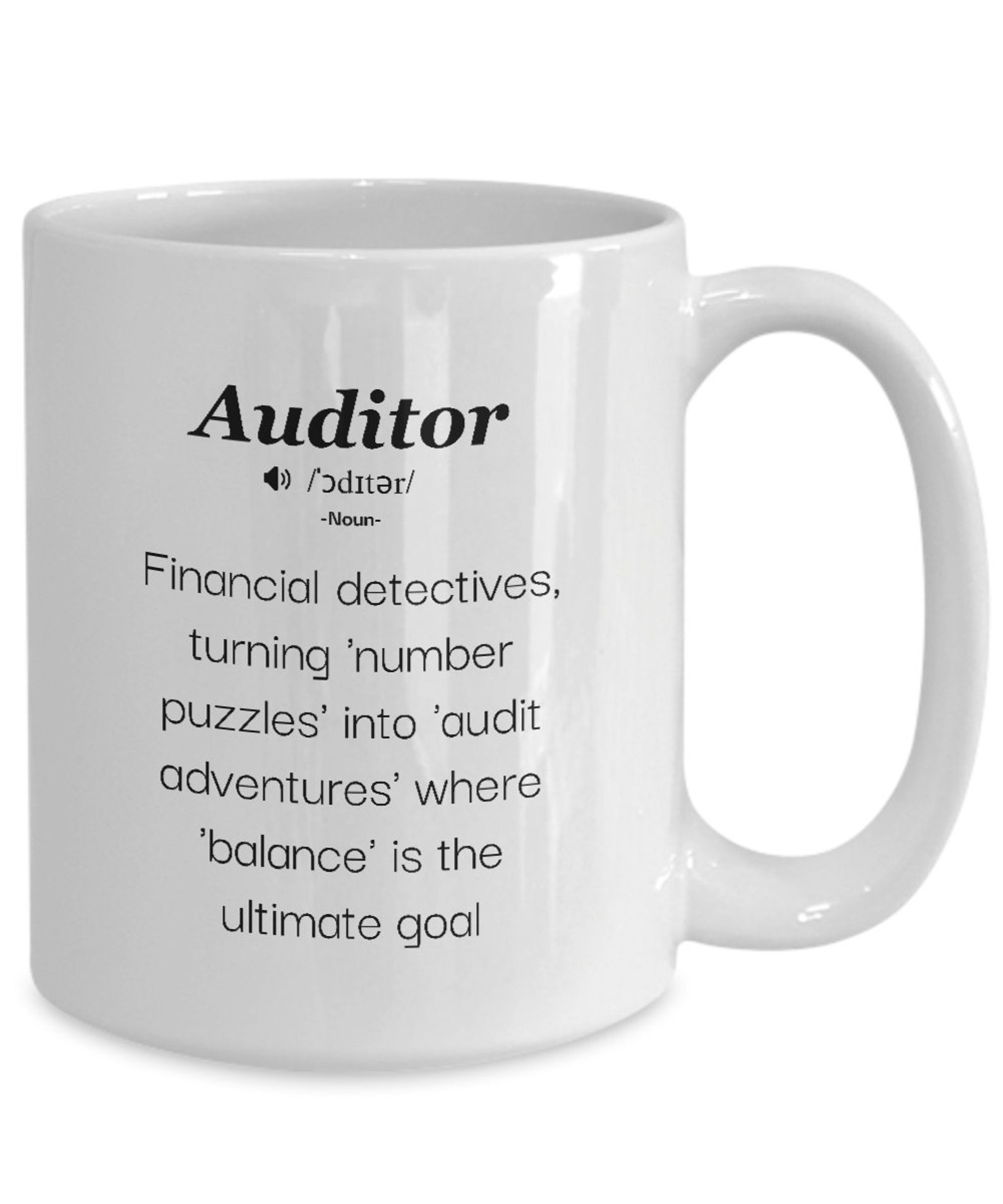 Auditor Definition Coffee Mug Gift Idea for Auditor Gifts - Etsy