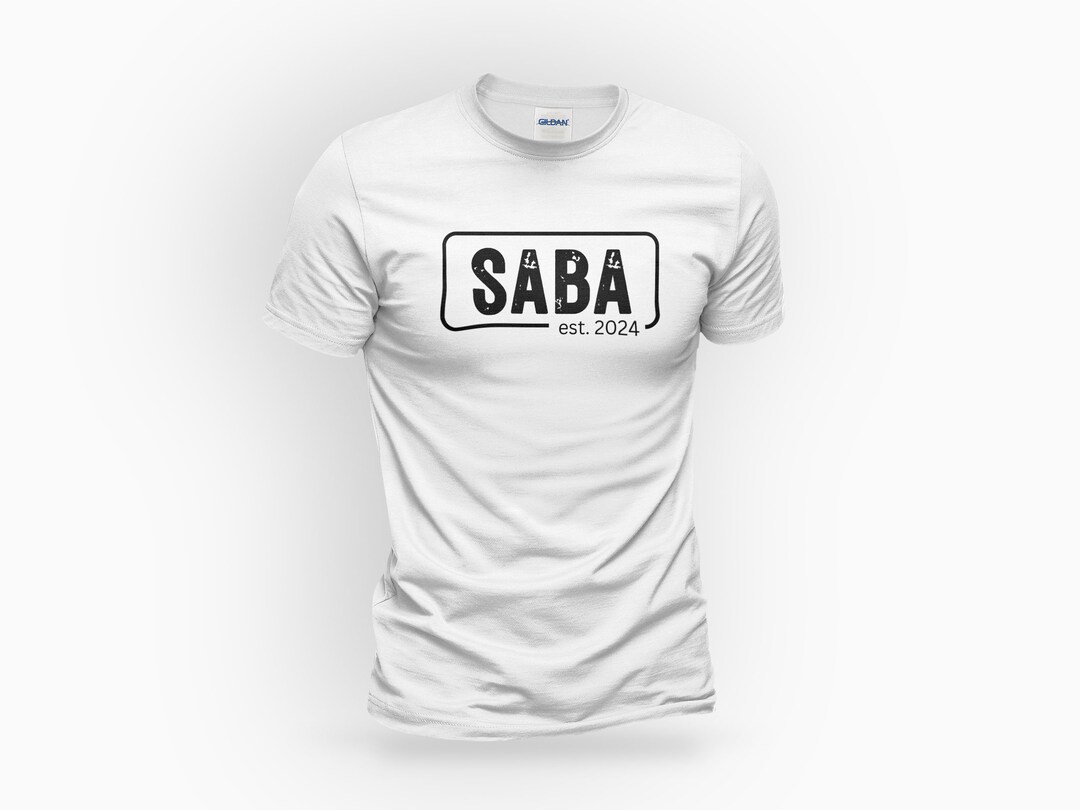 Saba Shirt, Saba Gift, Custom Shirt for Saba, Promoted to Saba, Best ...