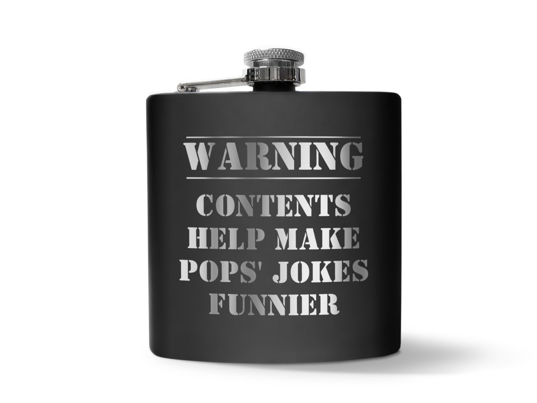 Pops Gifts, Flask for Men, Pops Flask, Gifts for Pops From Daughter or ...