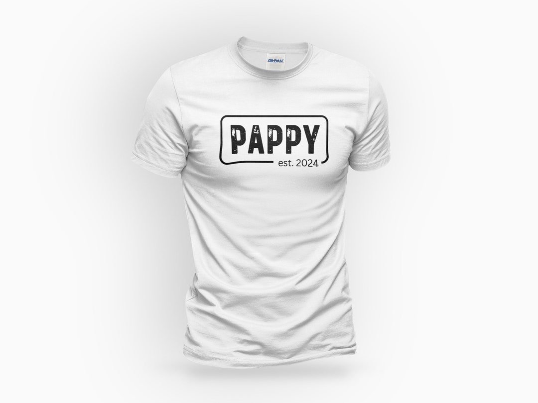 Pappy Shirt, Pappy Gift, Custom Shirt for Pappy, Promoted to Pappy ...