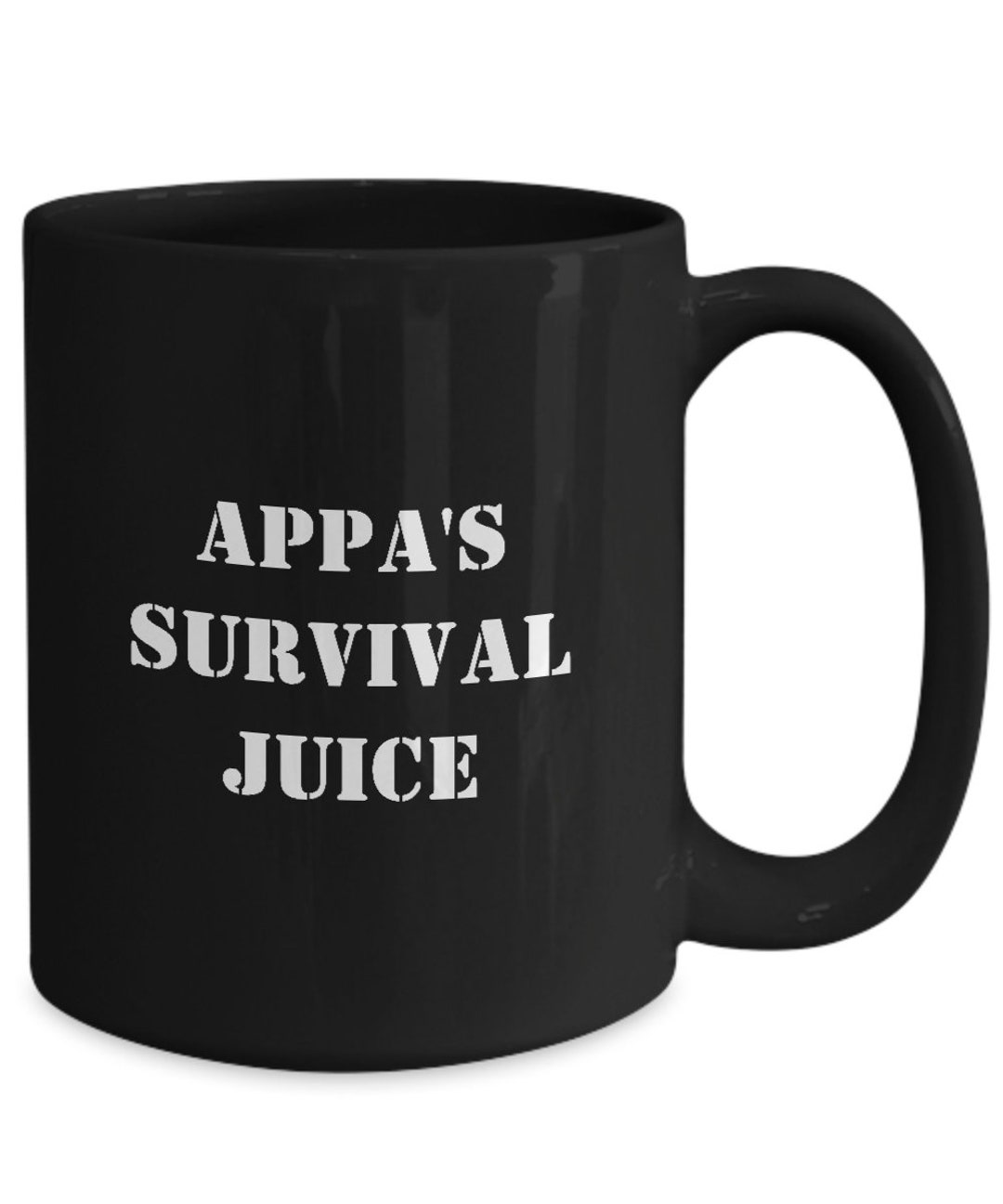 Appa's Survival Juice Coffee Mug, Appa Mug, Appa Cup, Gifts for Appa ...