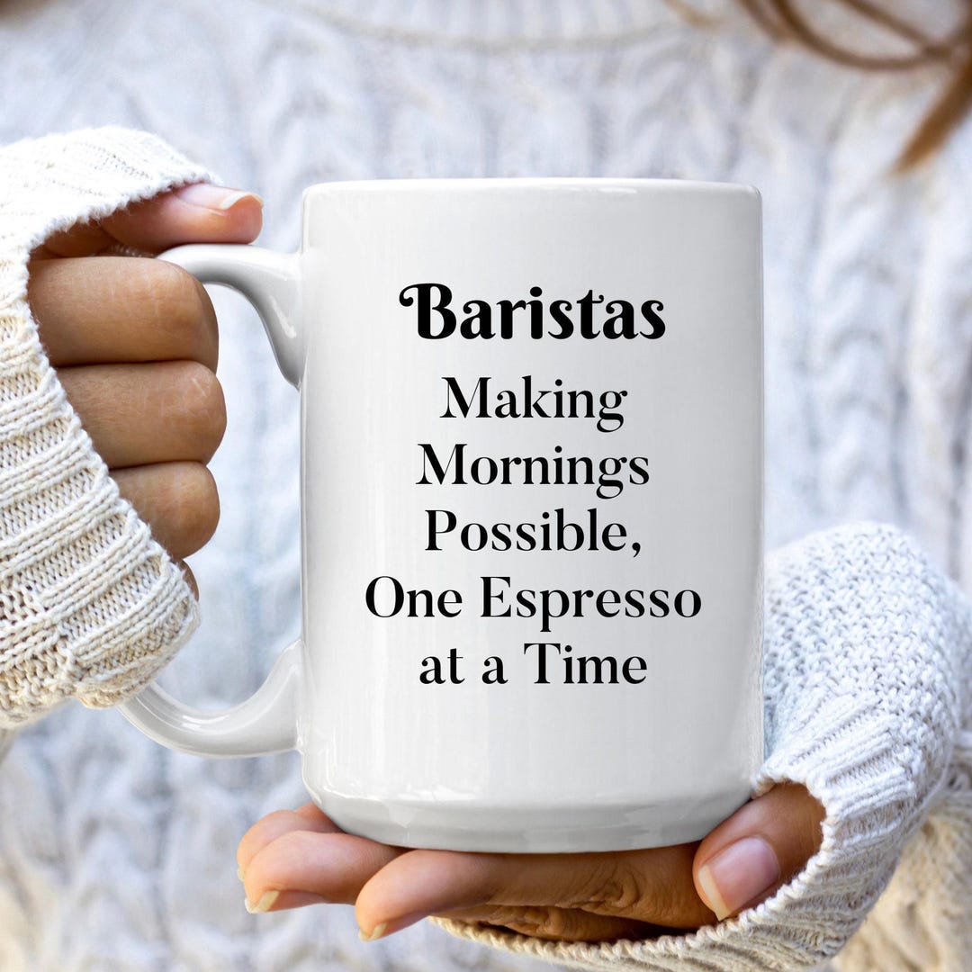 Barista Mug, Barista Cup, Restaurant Crew Cup, Funny Gag Gift for ...