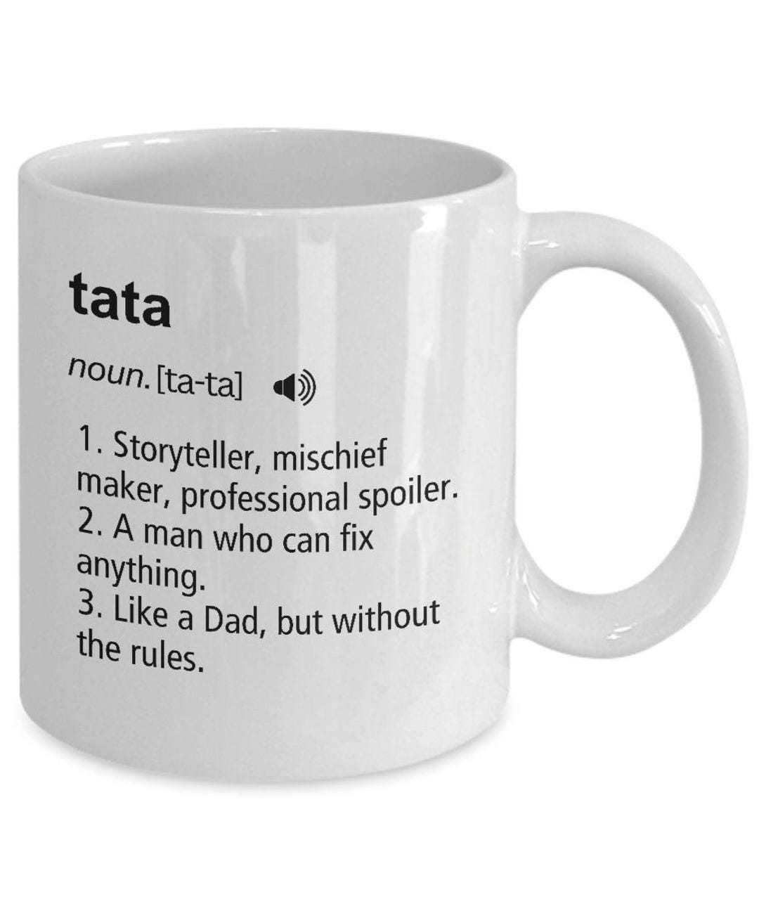 Tata Mug, Gift From Granddaughter, Promoted to Tata, Tata Gifts ...