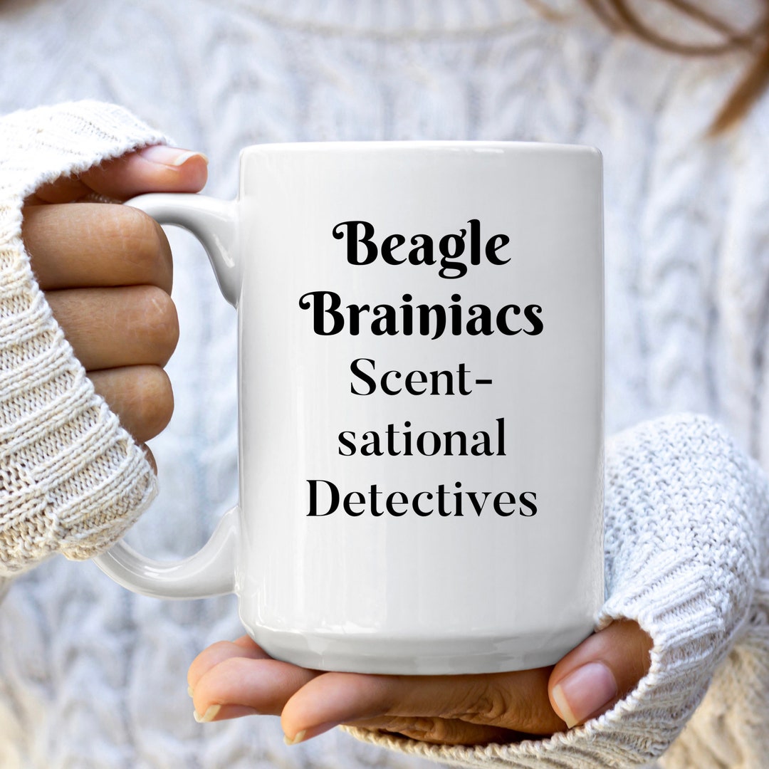 Beagle Brainiac Mug, Beagle Brainiac Gift, Beagle Brainiac Mom, Grandma ...