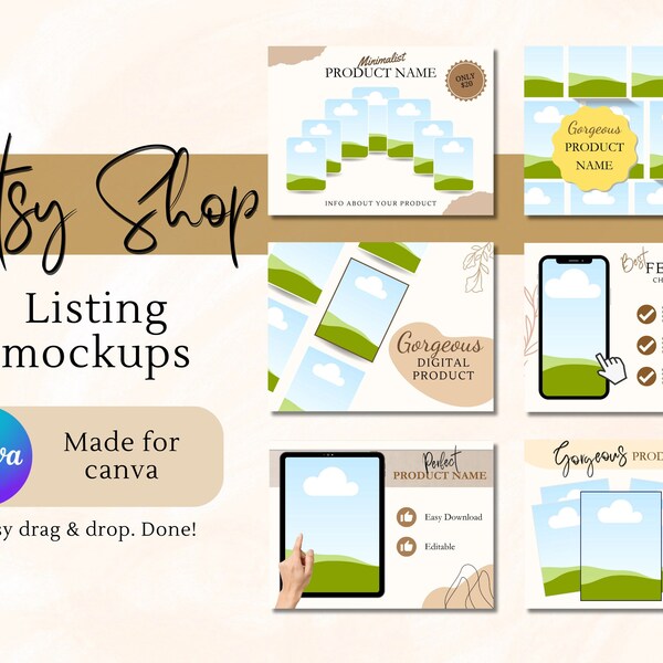 Drag and Drop Template - Etsy