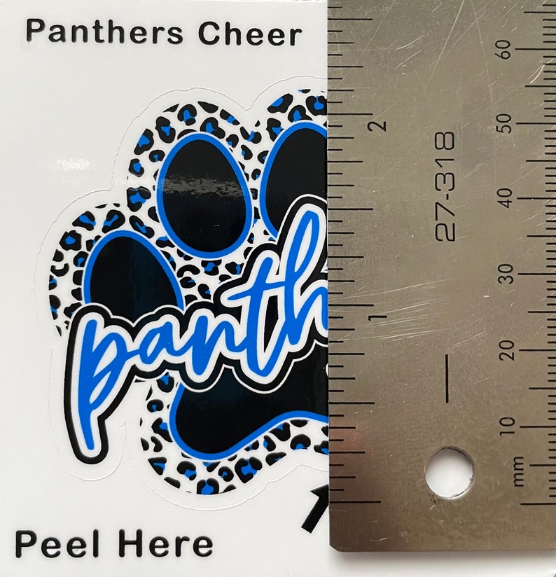 Panthers Paw Print - Etsy
