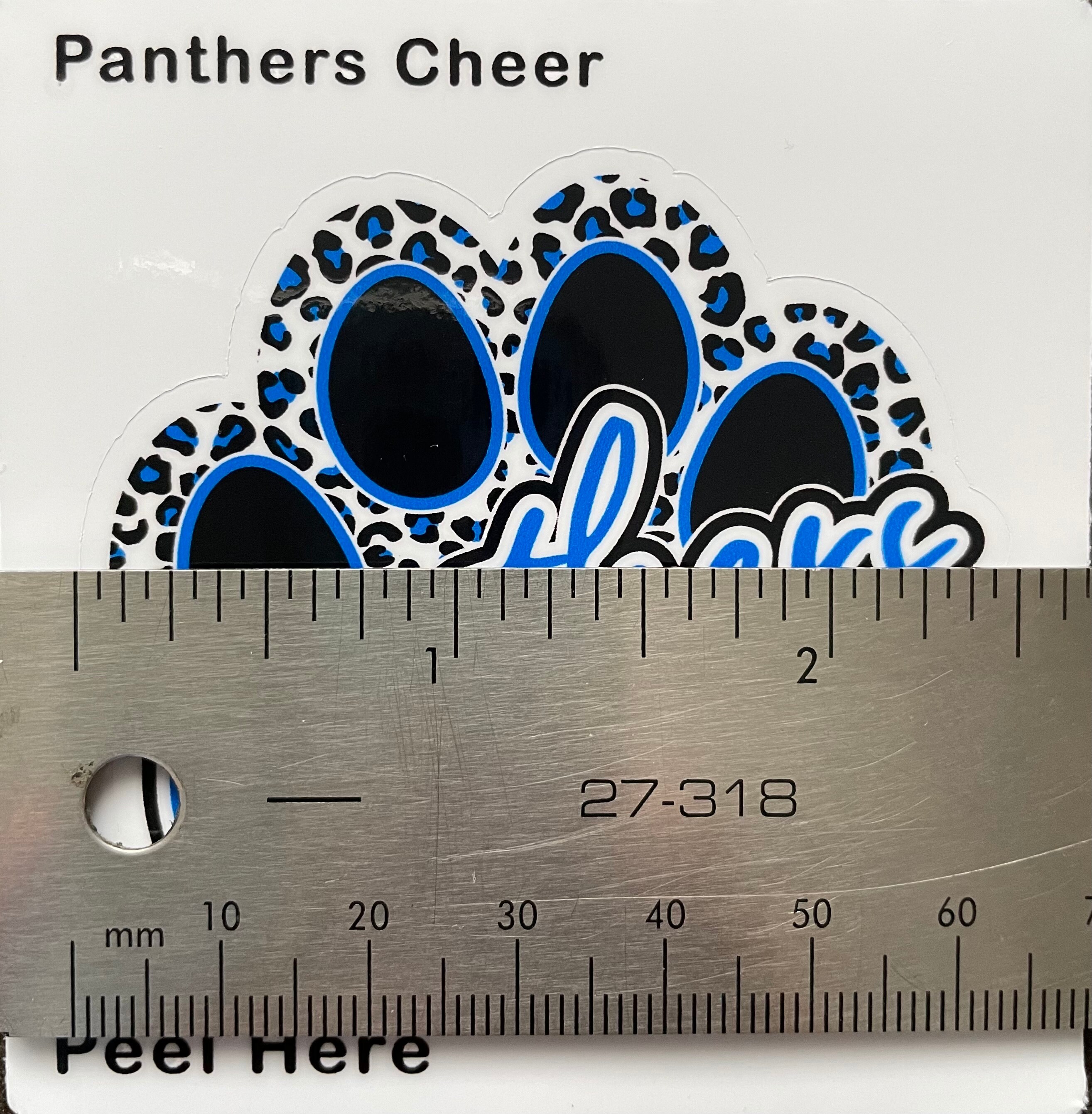 Panthers Paw Print - Etsy