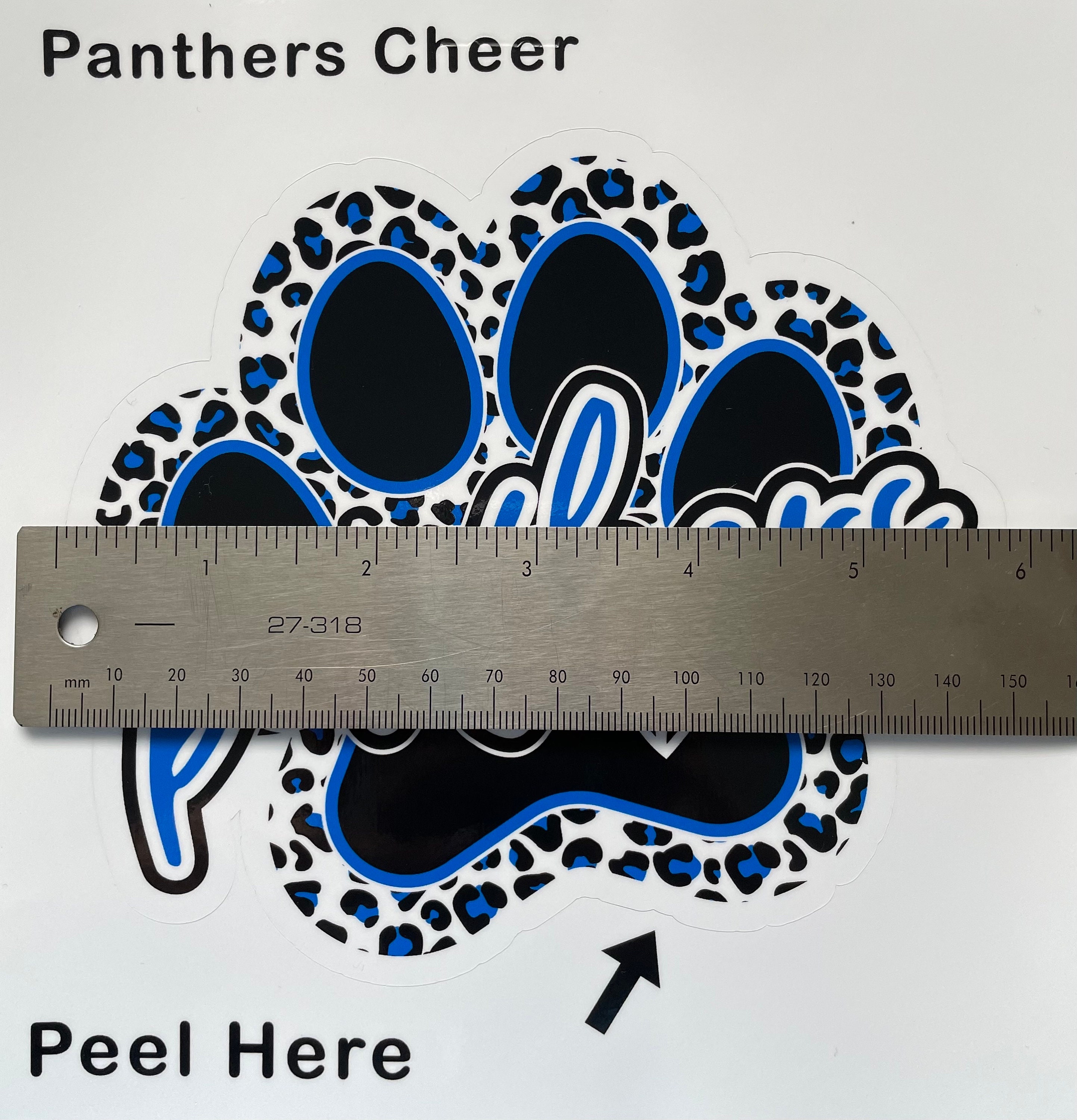 Panthers Paw Print - Etsy