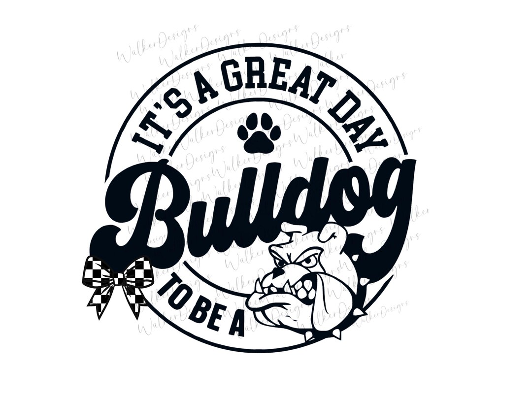 PNG File Download Sublimation Bulldogs School Mascot Dog for Sports or ...