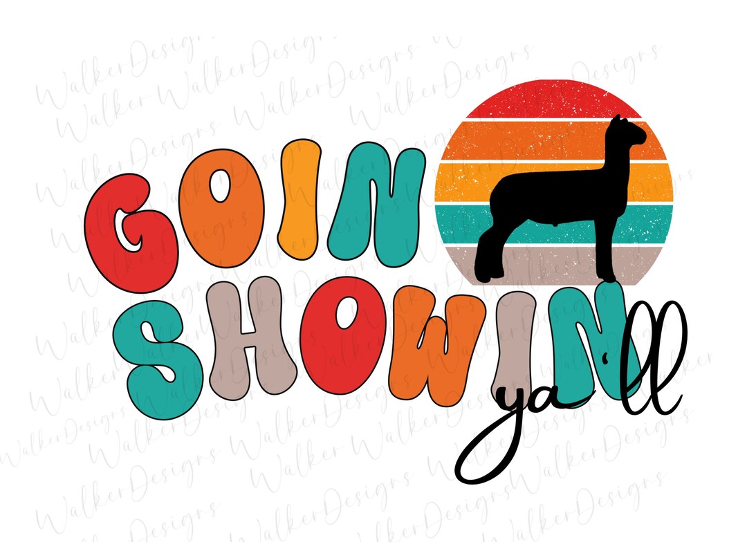 Stock Show LAMB Livestock PNG Digital Download Goin Showin Ya'll Cattle ...