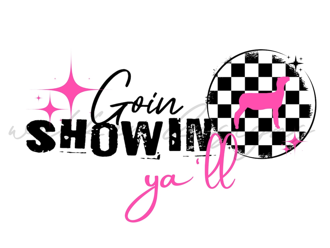 Stock Show LAMB Livestock PNG Digital Download Going Showing Ya'll ...