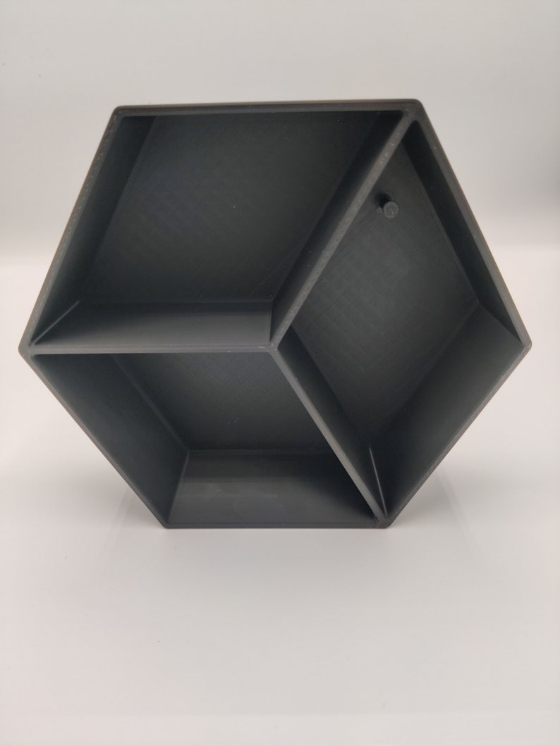 3d-printed Hexagon Wall Shelf - Etsy