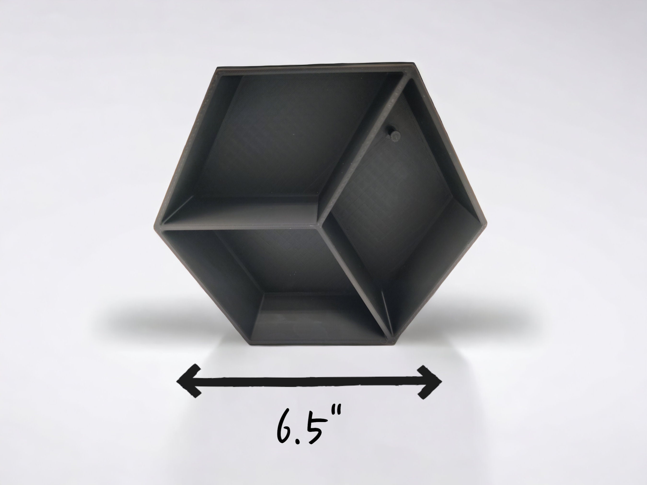 3d-printed Hexagon Wall Shelf - Etsy