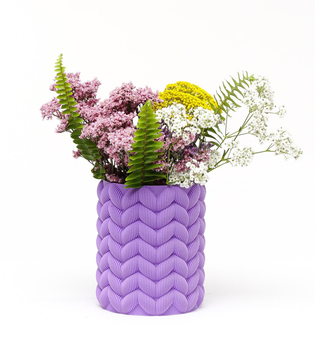 3d-printed Wavy Vase | Unique Vases | Babushka Vase | Centerpiece for ...