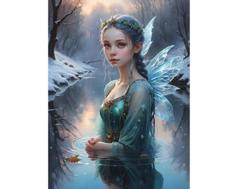 Forest Fairy, AI Artwork, Instant Download, Printable. - Etsy