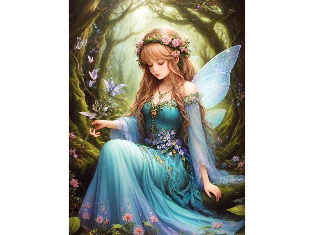 Forest Fairy, AI Artwork, Instant Download, Printable. - Etsy