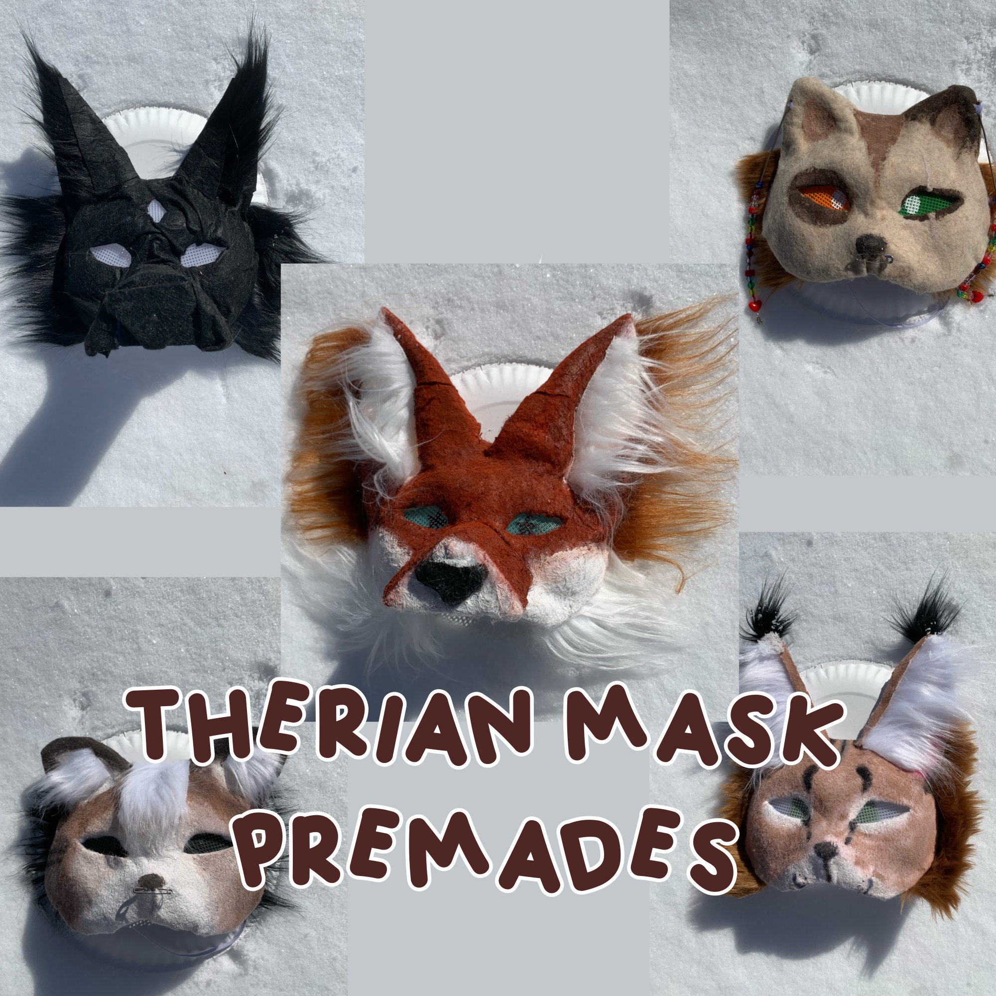 Therian Mask Premades (variations) - Etsy Canada