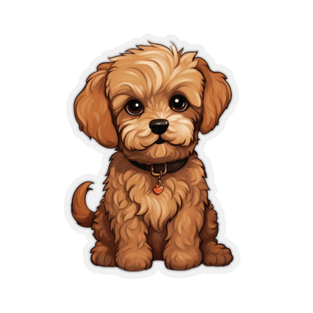 Maltipoo Sticker 1 - Etsy
