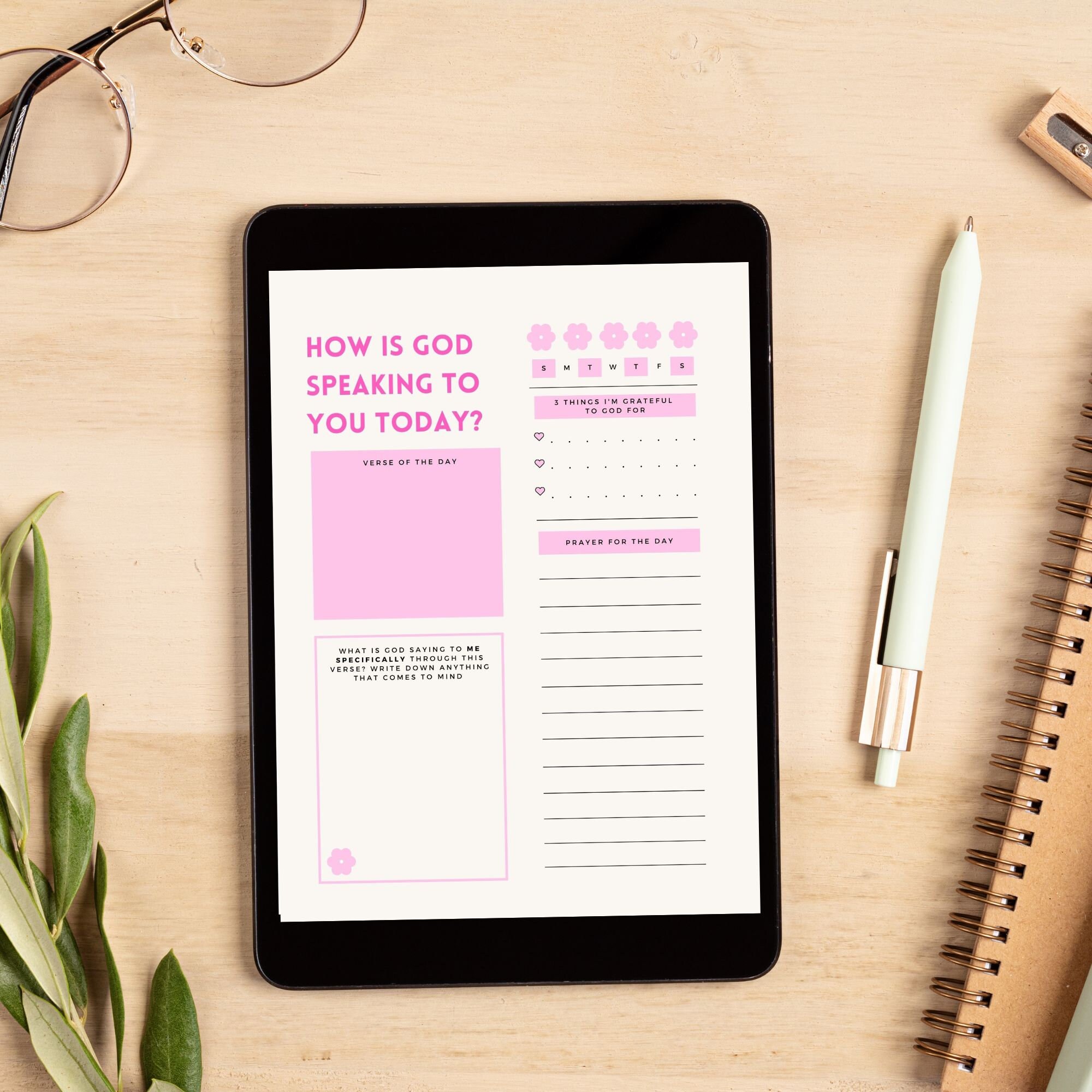 DAILY DEVOTIONAL / Bible Study Printables / Scripture Study Printable ...