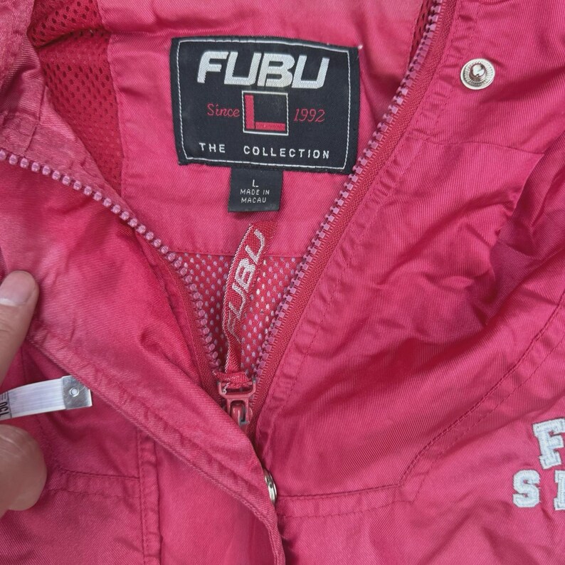 Vintage 00s FUBU Sport the Collection Windbreaker Jacket Men Size L ...