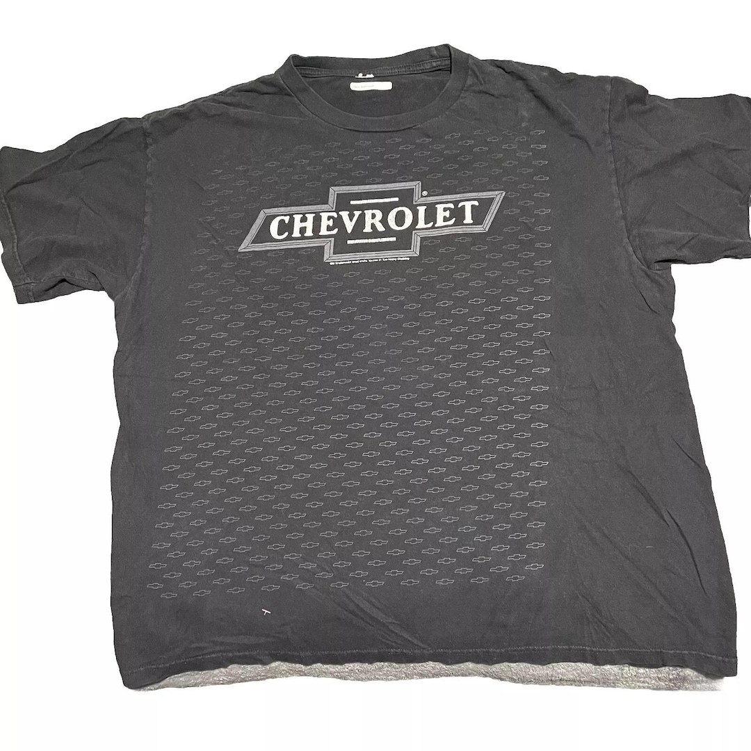 Chevrolet Tshirt Mens GM Shirt Black, Gray,& White XL - Etsy