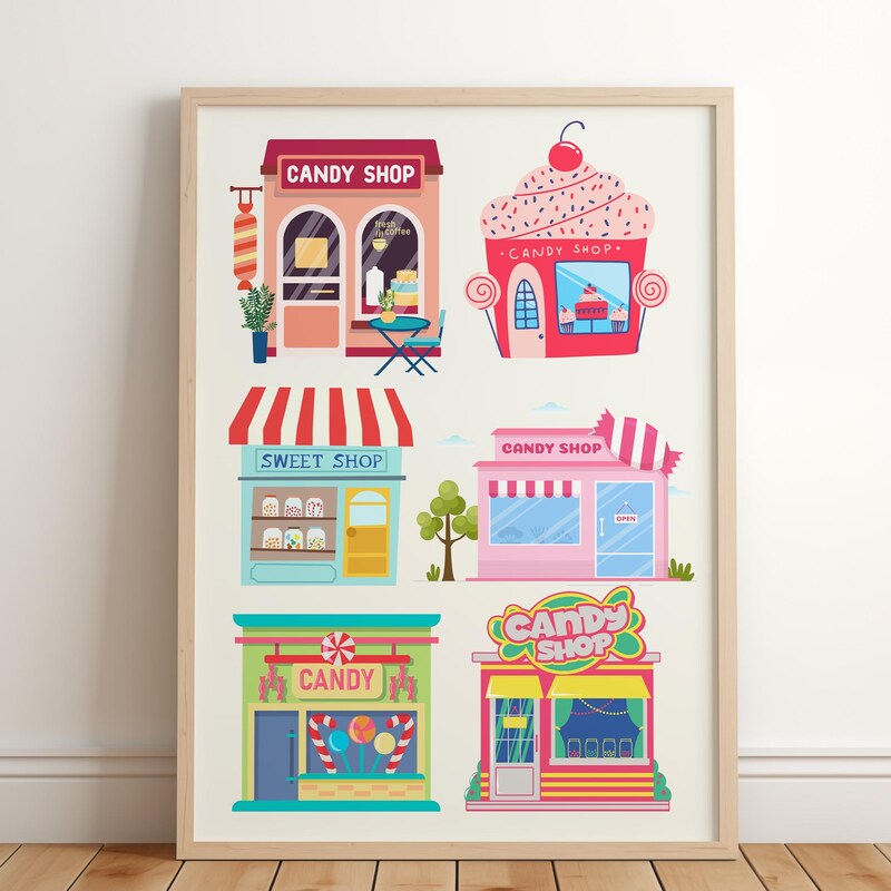 Artwork for a Candy Shop - Etsy
