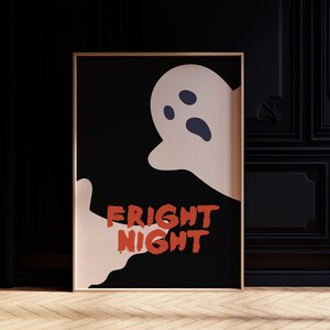 Ghosts Decor Halloween Printable Wall Art Halloween Decor Halloween ...