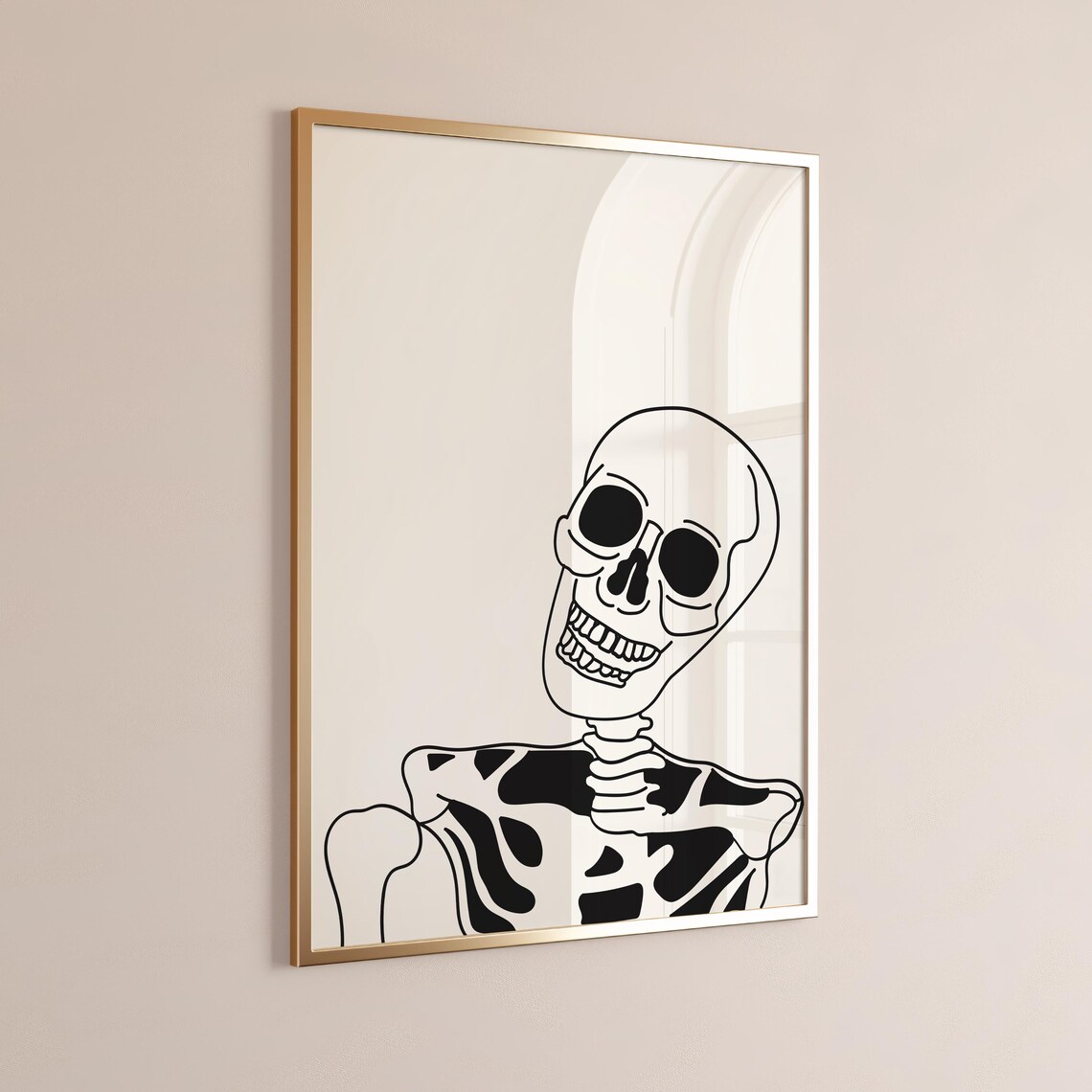 Skeleton Print | Halloween Printable | Halloween Decor | Halloween ...