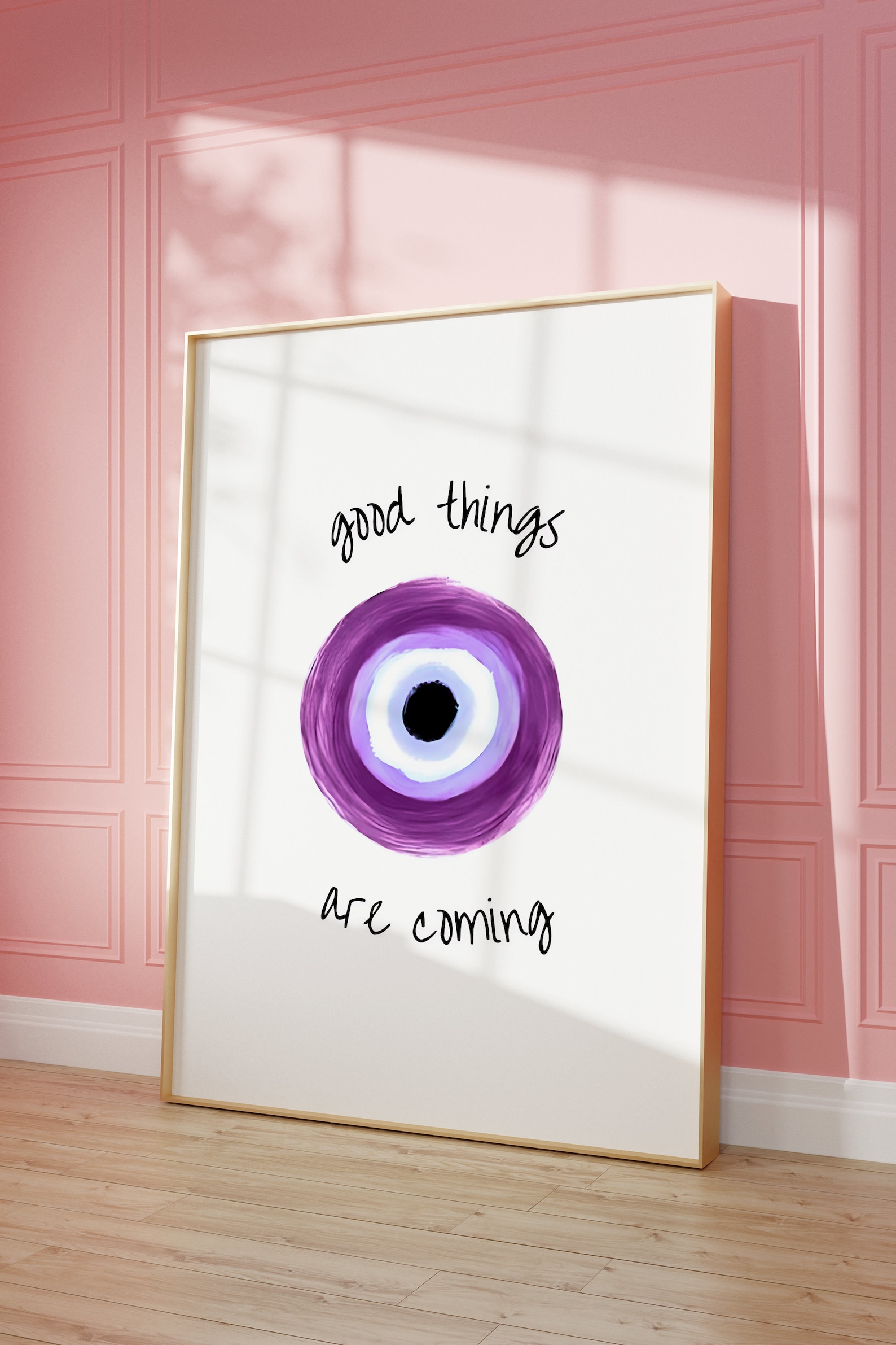 Good Things Evil Eye Printable Wall Art Evil Eye Wall Art Trending Art ...