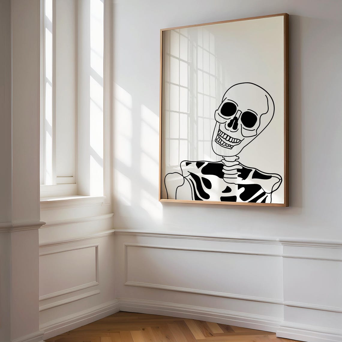 Skeleton Print | Halloween Printable | Halloween Decor | Halloween ...