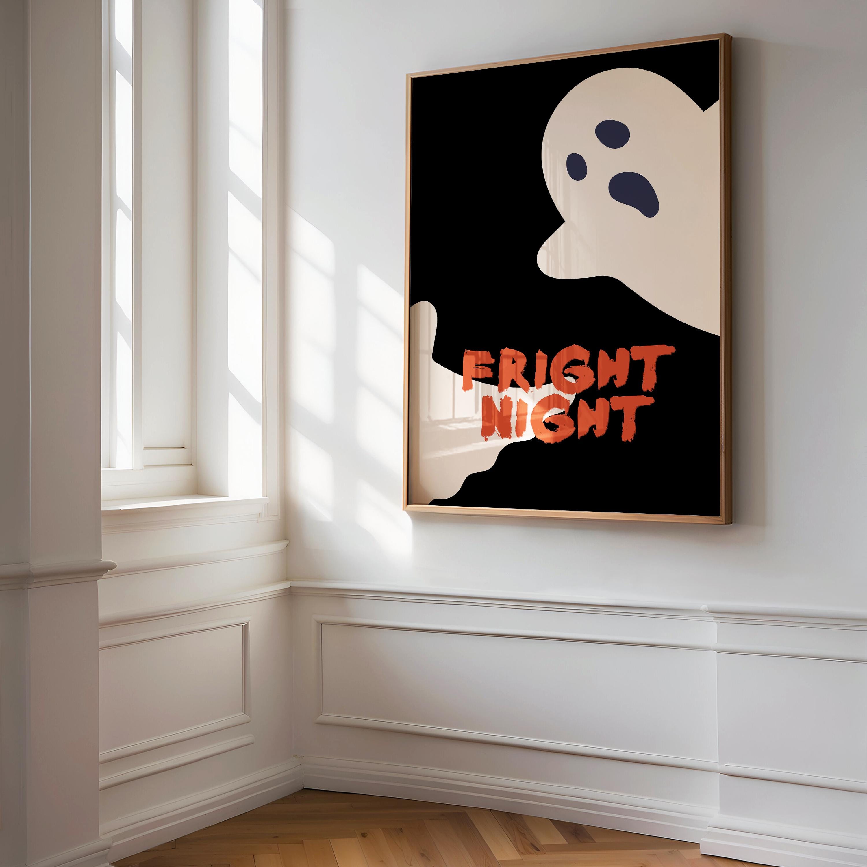 Ghosts Decor Halloween Printable Wall Art Halloween Decor Halloween ...