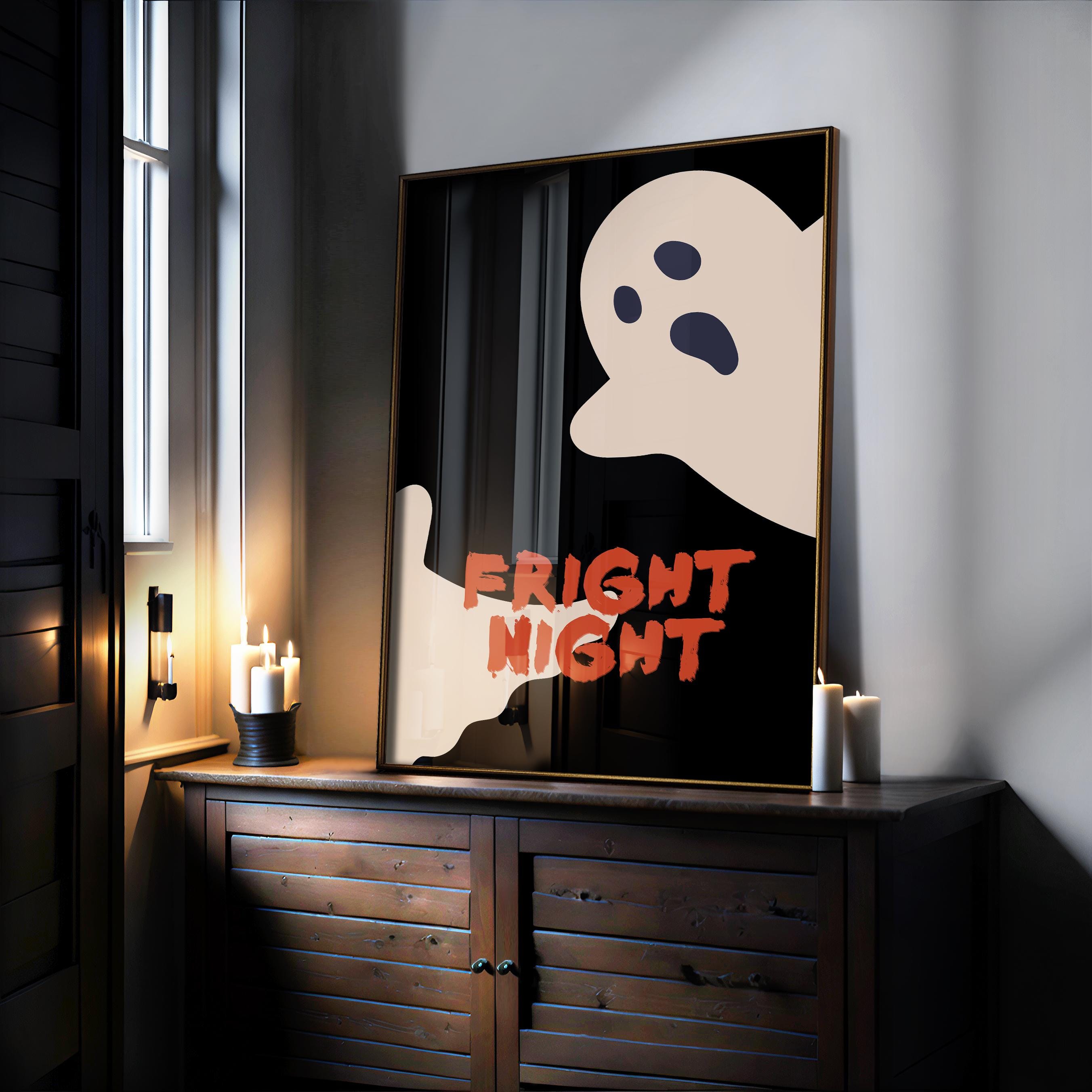 Ghosts Decor Halloween Printable Wall Art Halloween Decor Halloween ...