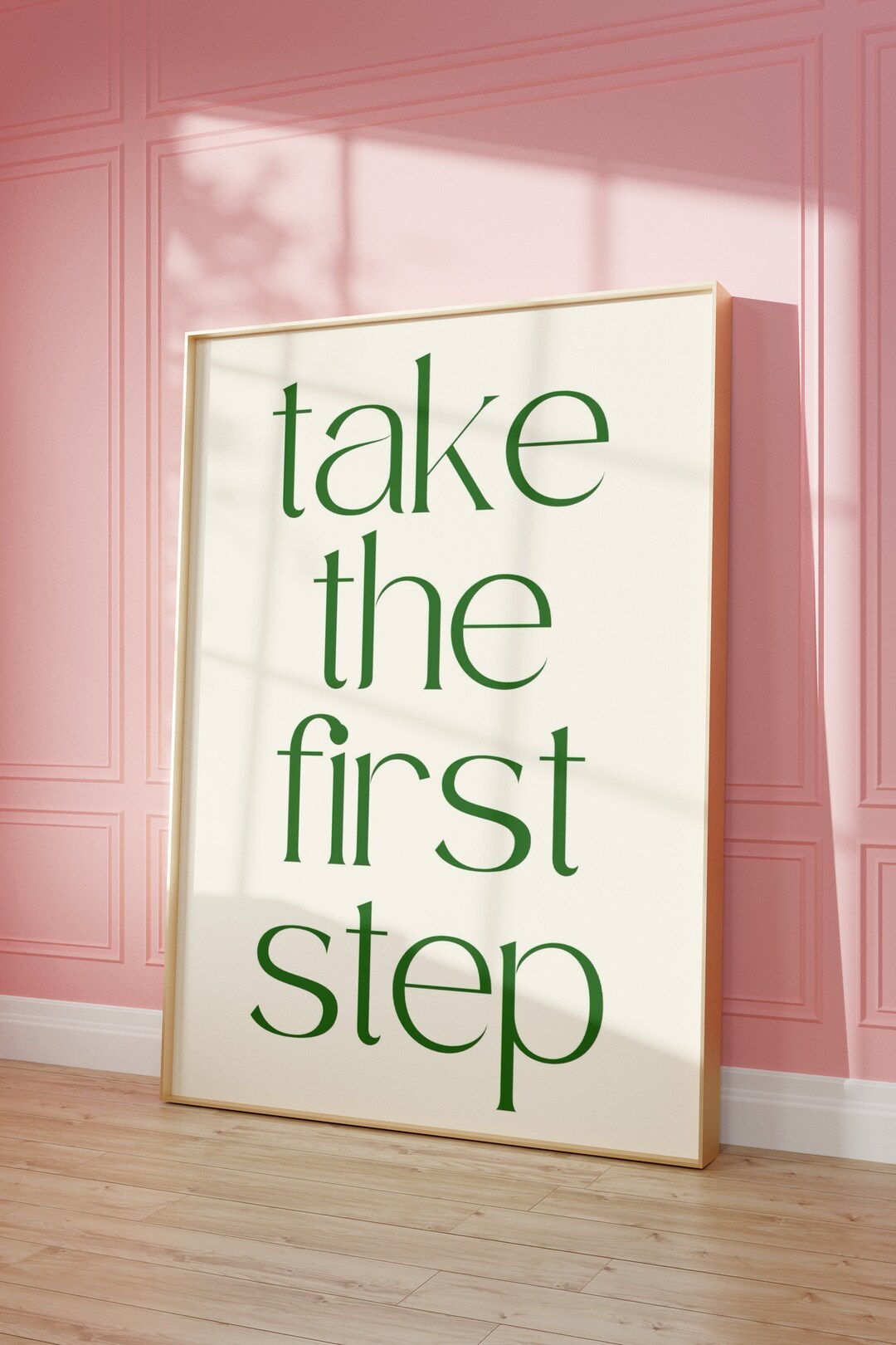 Take the First Step Printable Wall Art Self Love Wall Art Self Love ...