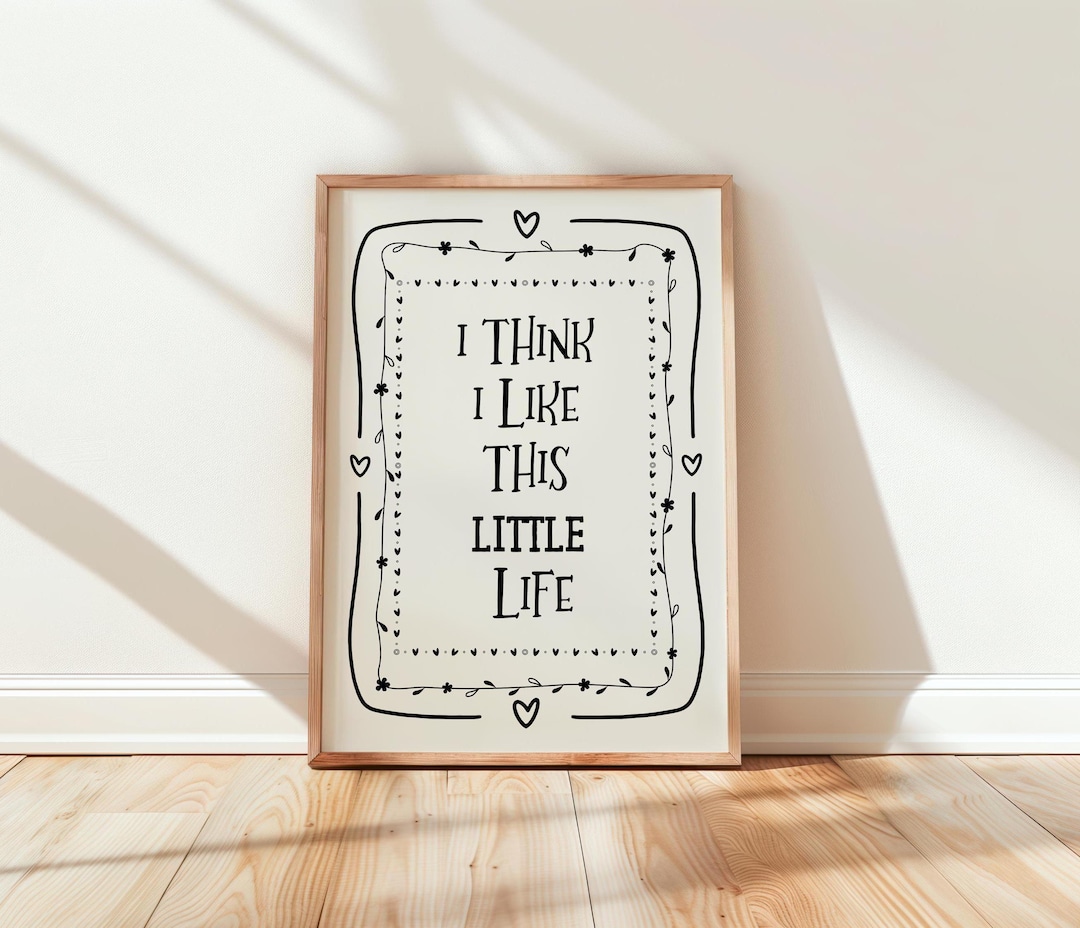 Inspirational Quote Wall Art – Positive & Uplifting Printable, Cozy ...