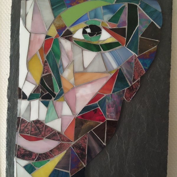 Mosaic Face - Etsy