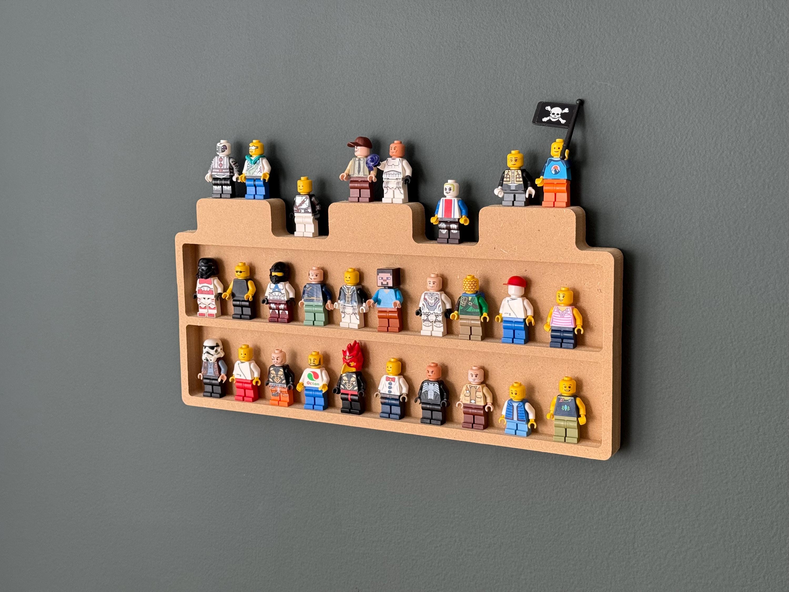 Brick Lego Minifigure Wall Display - Perfect Gift for Any Occasion ...