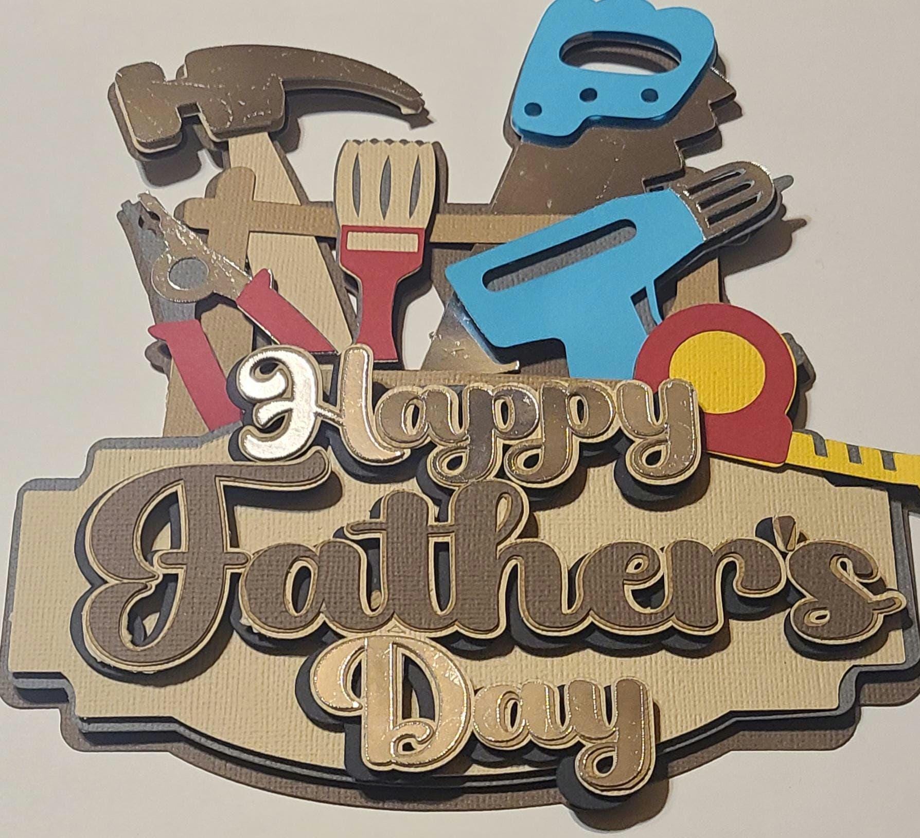 Fathers Day Cake Topper - Etsy