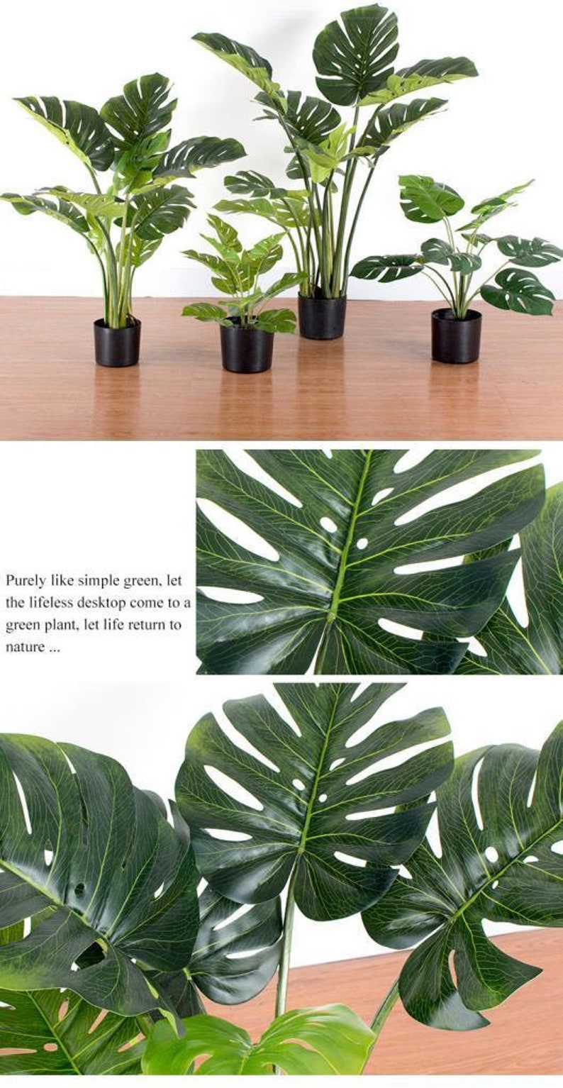 Artificial Tree Monstera Camel Base Tree 160 Cm 12 Leaves - Etsy