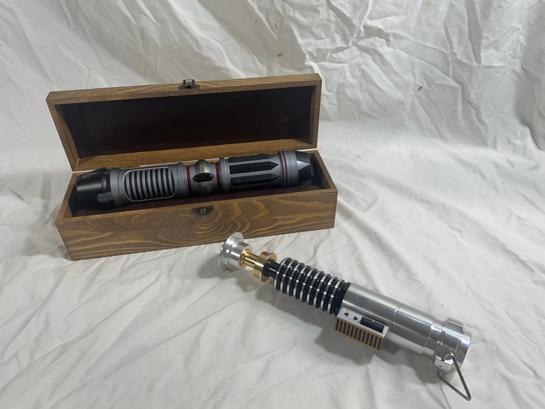 Wooden Lightsaber Boxes Star Wars Inspired - Etsy