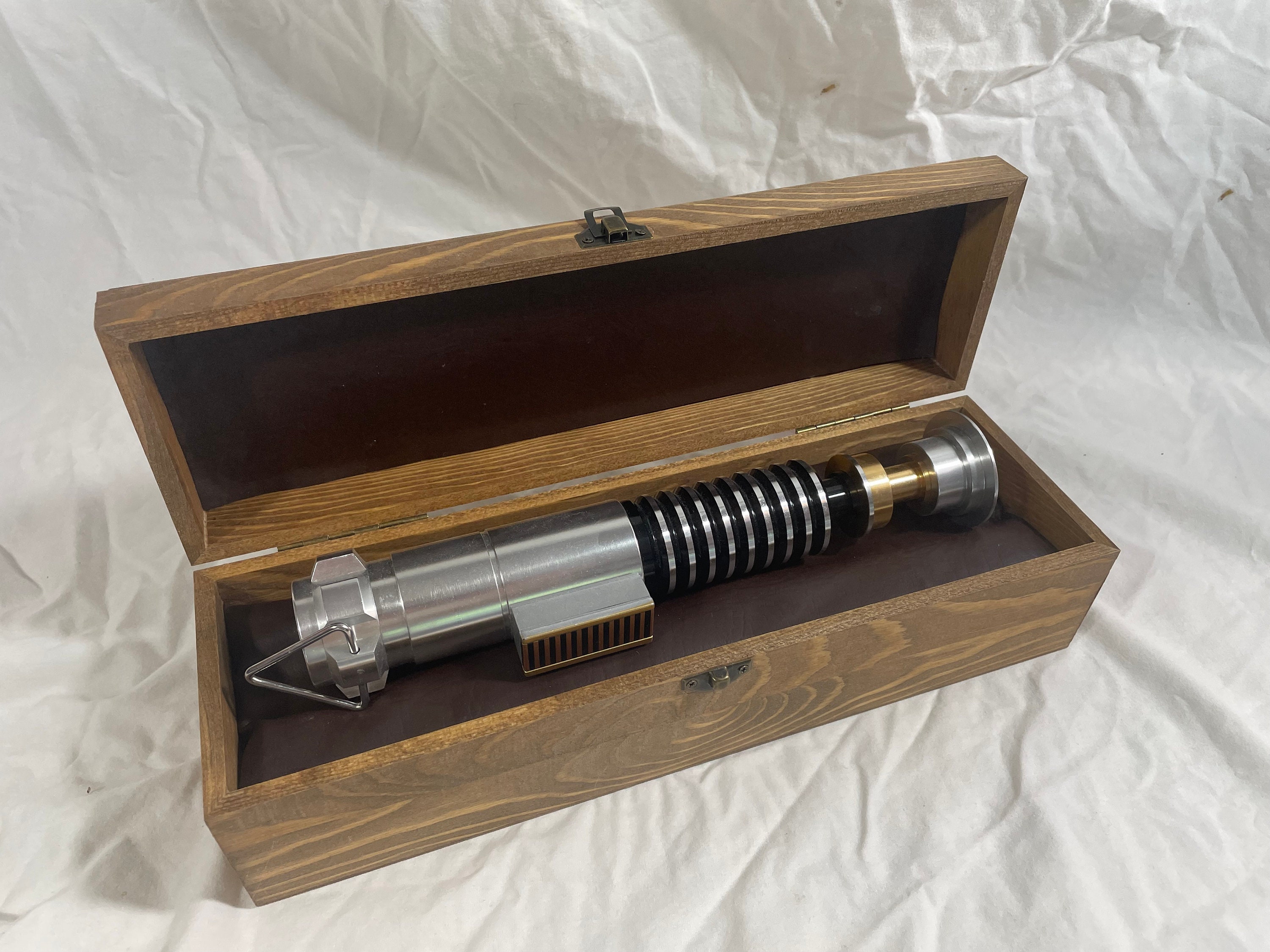 Wooden Lightsaber Boxes Star Wars Inspired - Etsy