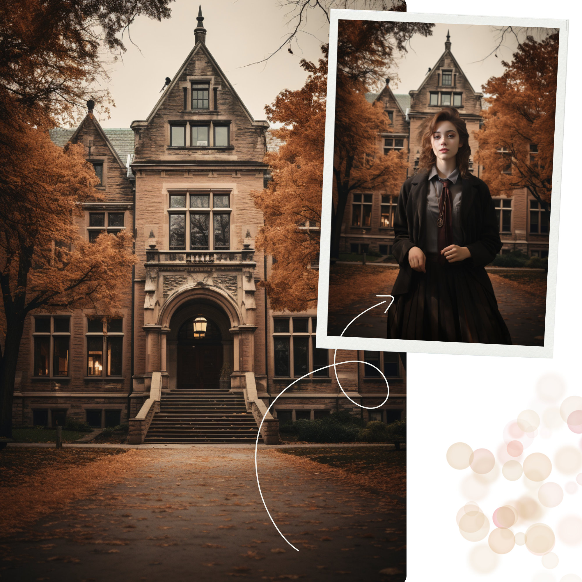 Set of 8 Dark Academia Backdrops | Photo Template, Digital Backdrop ...