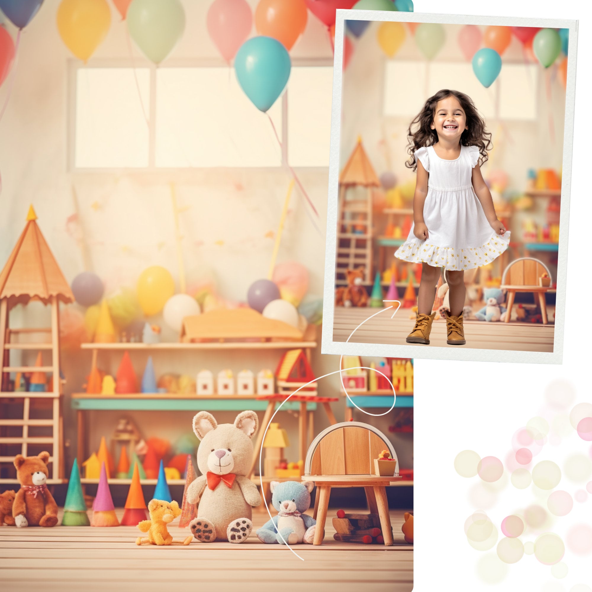 Set of 8 Kindergarten Backdrops | Photo Editing Template, Photoshop ...