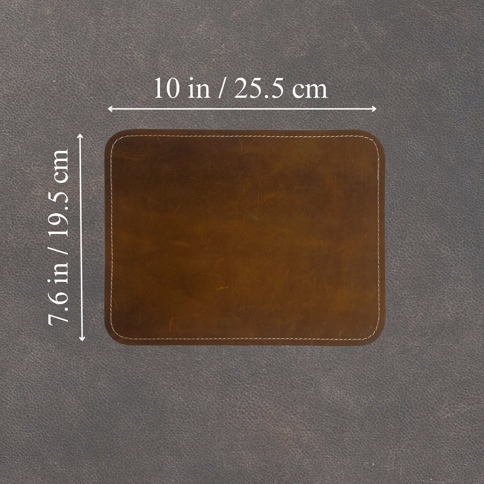 Engraved Leather Mousemat Genuine Leather Mousepad Custom Leather Mouse ...