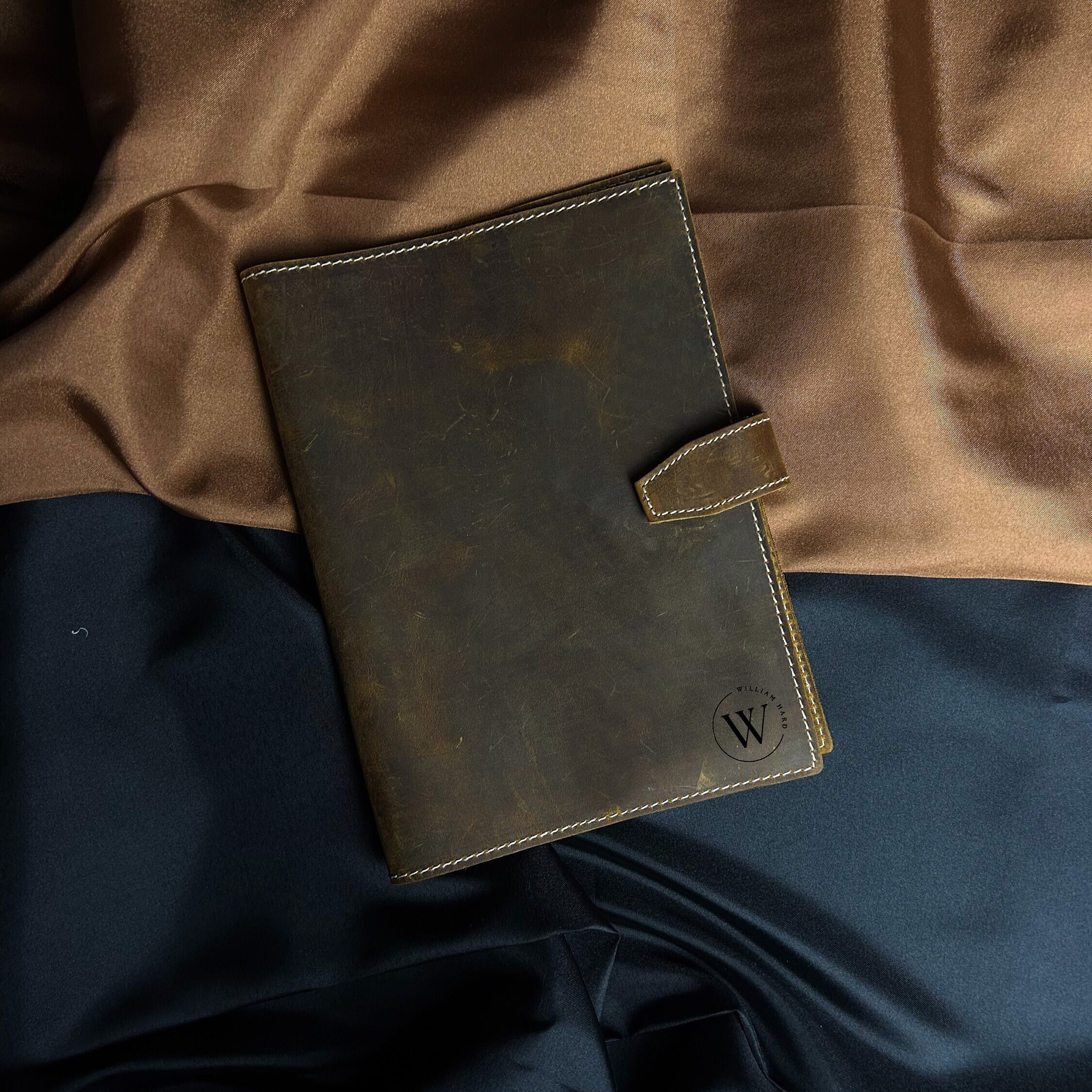 Personalized Leather Notebook Cover Laser Engraved Leather Journal ...