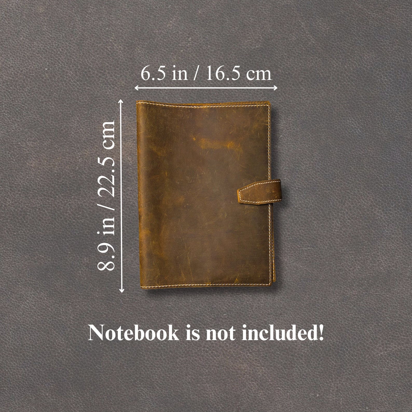Personalized Leather Notebook Cover Laser Engraved Leather Journal ...