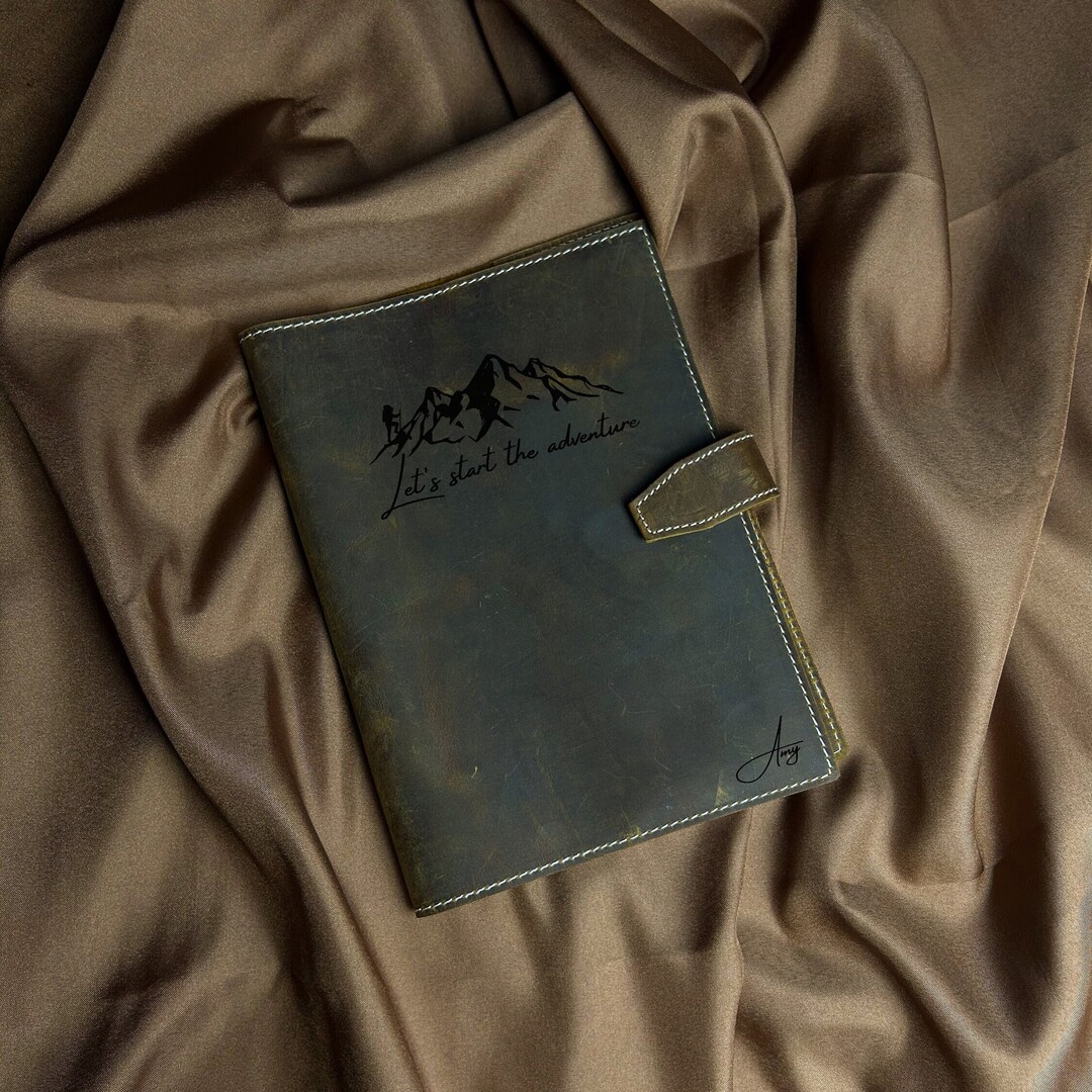 Leather A5 Notebook Cover Travelers Notebook Cover A5 Genuine Leather ...