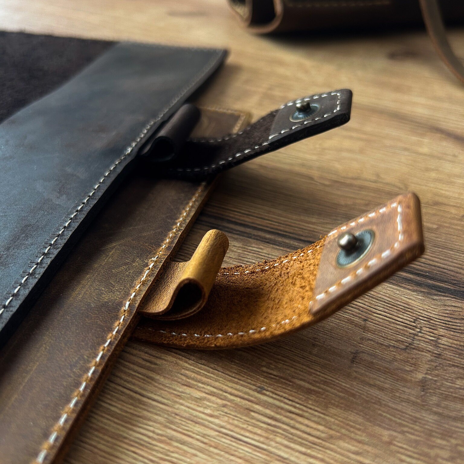 Personalized Leather Notebook Cover Laser Engraved Leather Journal ...