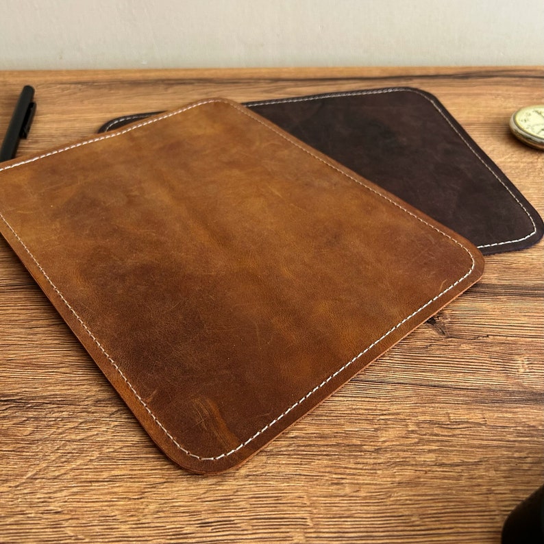 Engraved Leather Mousemat Genuine Leather Mousepad Custom Leather Mouse ...